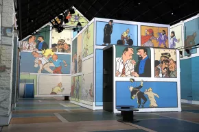 Exhibition TINTIN in Amsterdam | Fabrique des Lumières